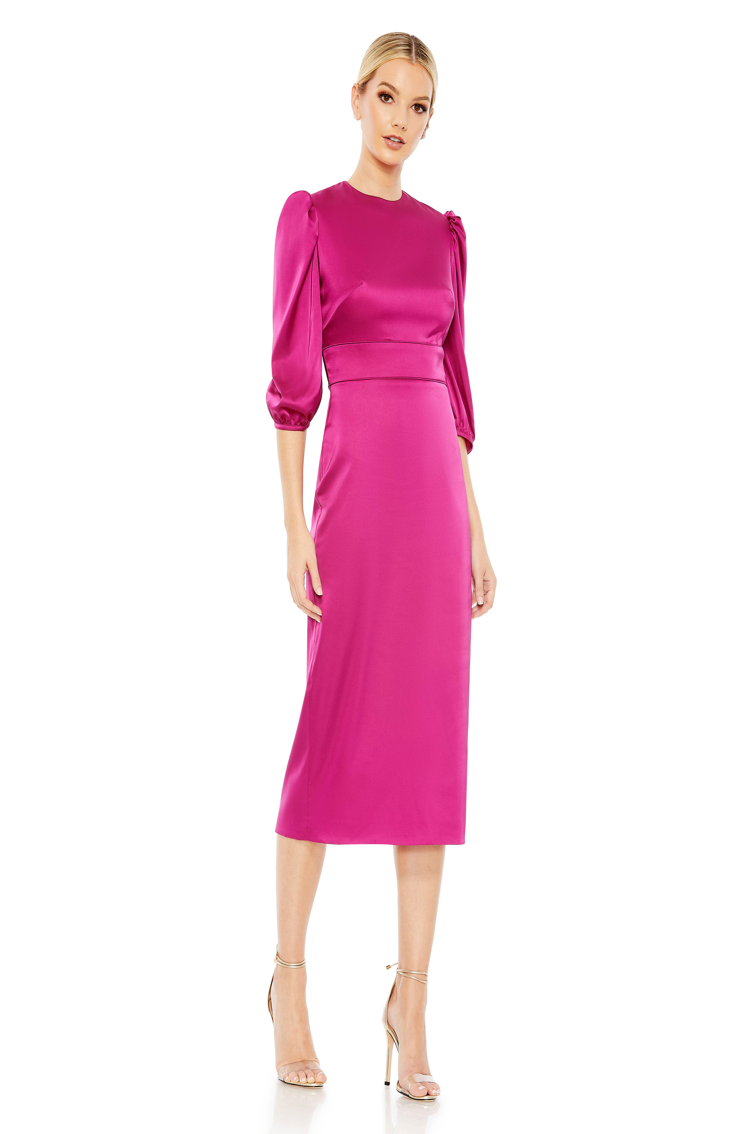 Take A Look About Mac Duggal Satin Dress