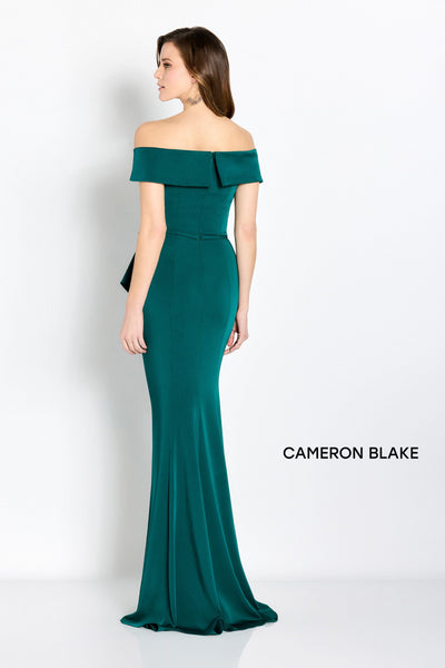 Exquisite Cameron Blake CB761 Crepe Gown for Timeless Elegance – Mydressline