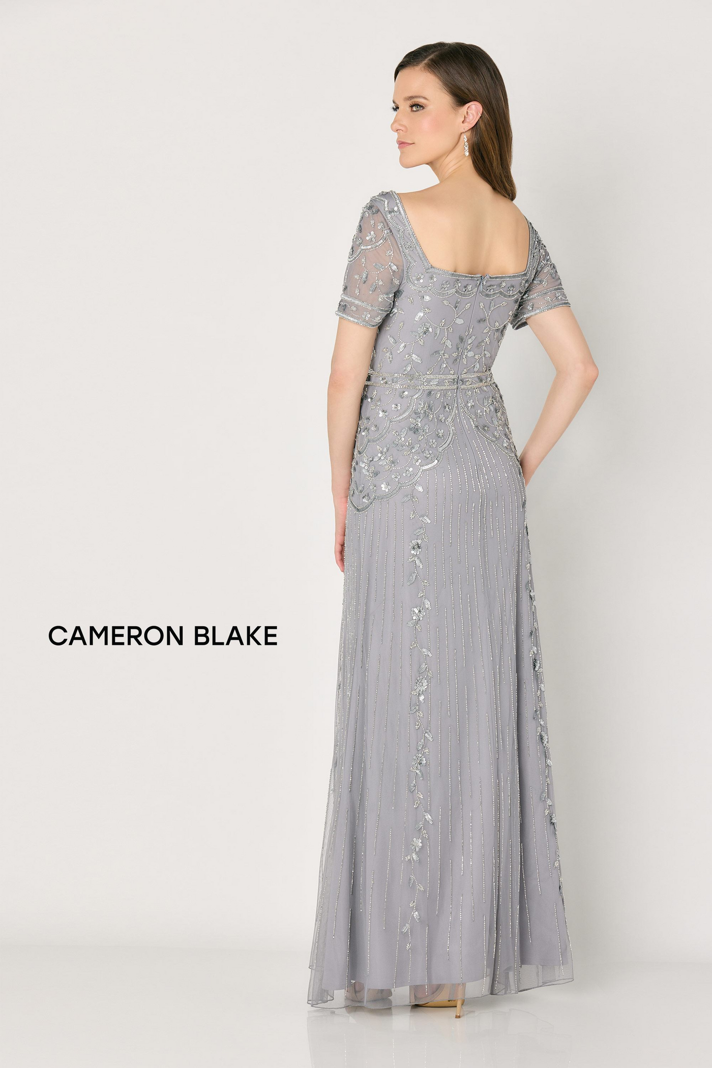 Cameron Blake CB793 Evening Dress with Embroidery and Beadwork ...
