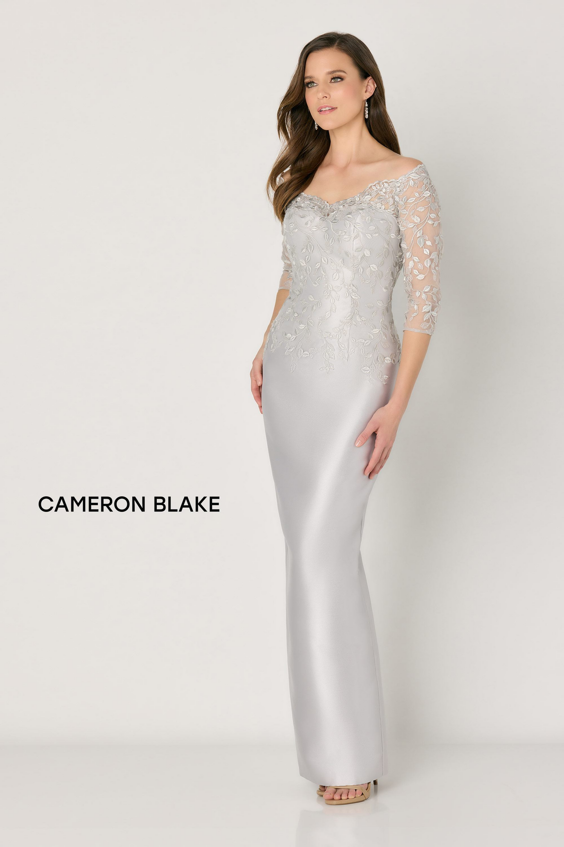 Cameron Blake CB795 Mikado Column Dress for Events – Mydressline