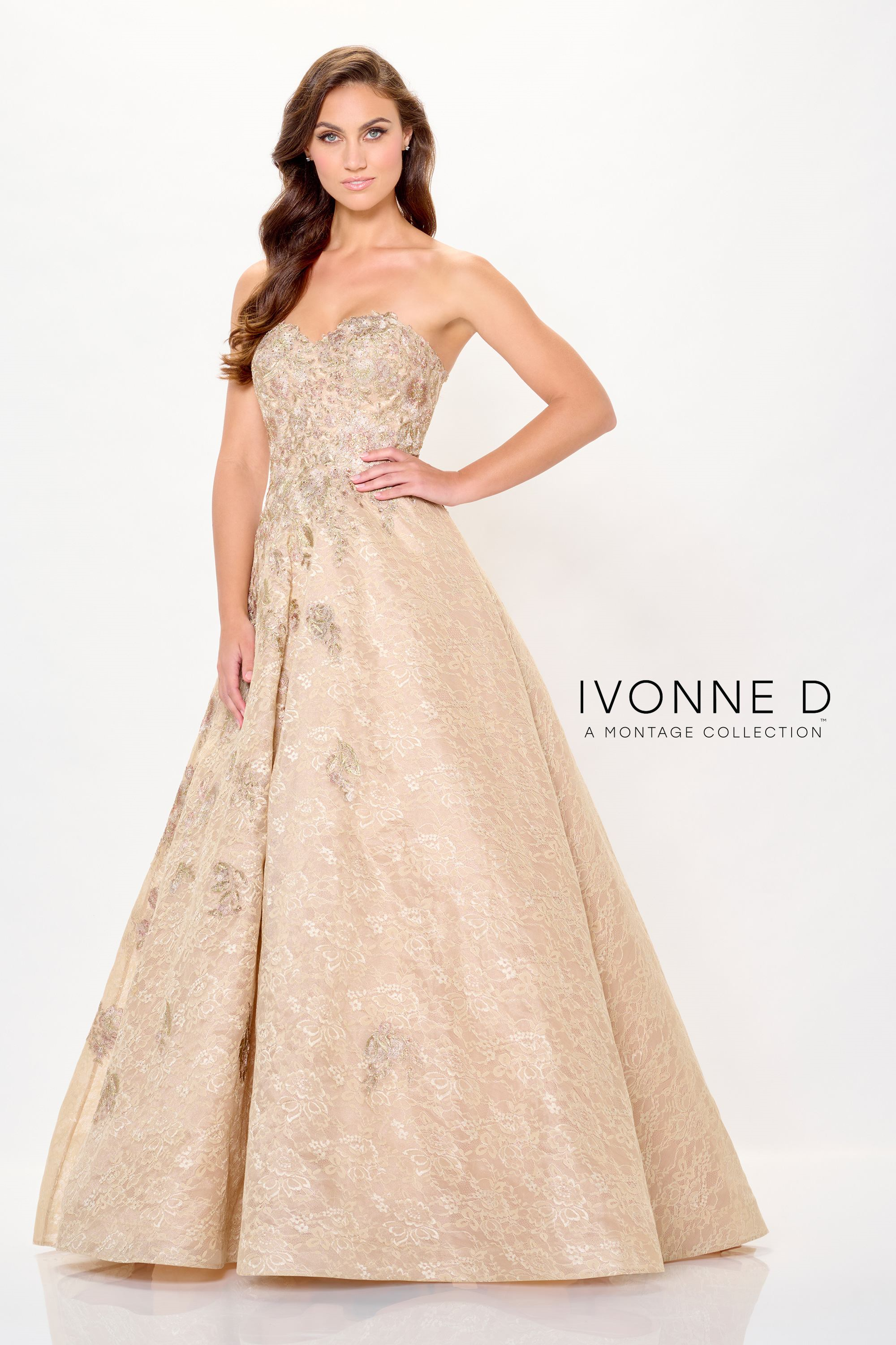 Ivonne D ID6202 Jacquard Ball Gown for Events – Mydressline