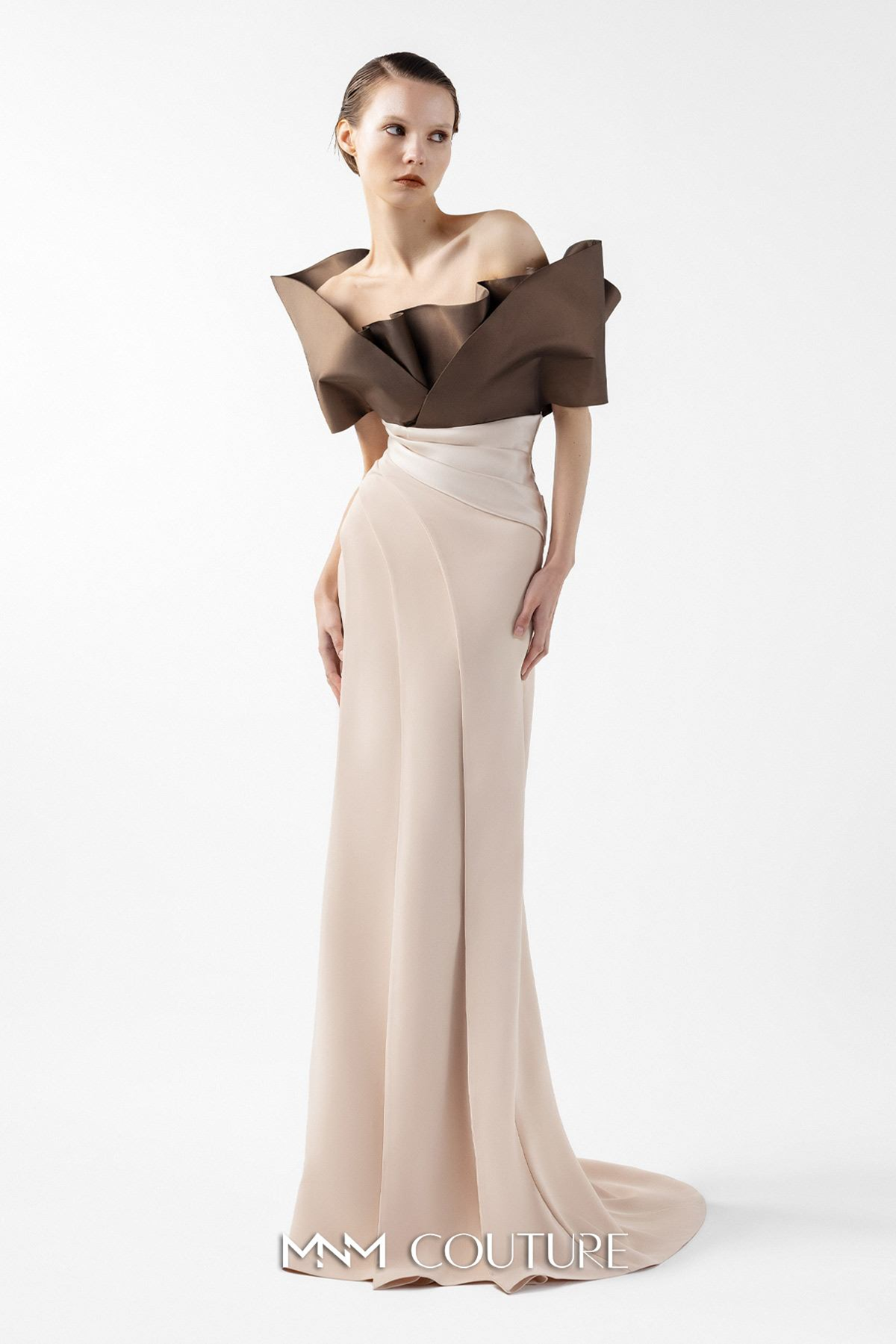 MNM Couture G2000 Dress - Luxurious Crepe Elegance – Mydressline