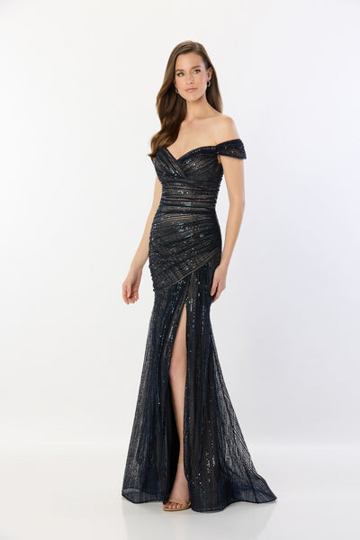 Mon Cheri Montage M2240 Sequin Tulle & Stretch Lining Dress – Mydressline