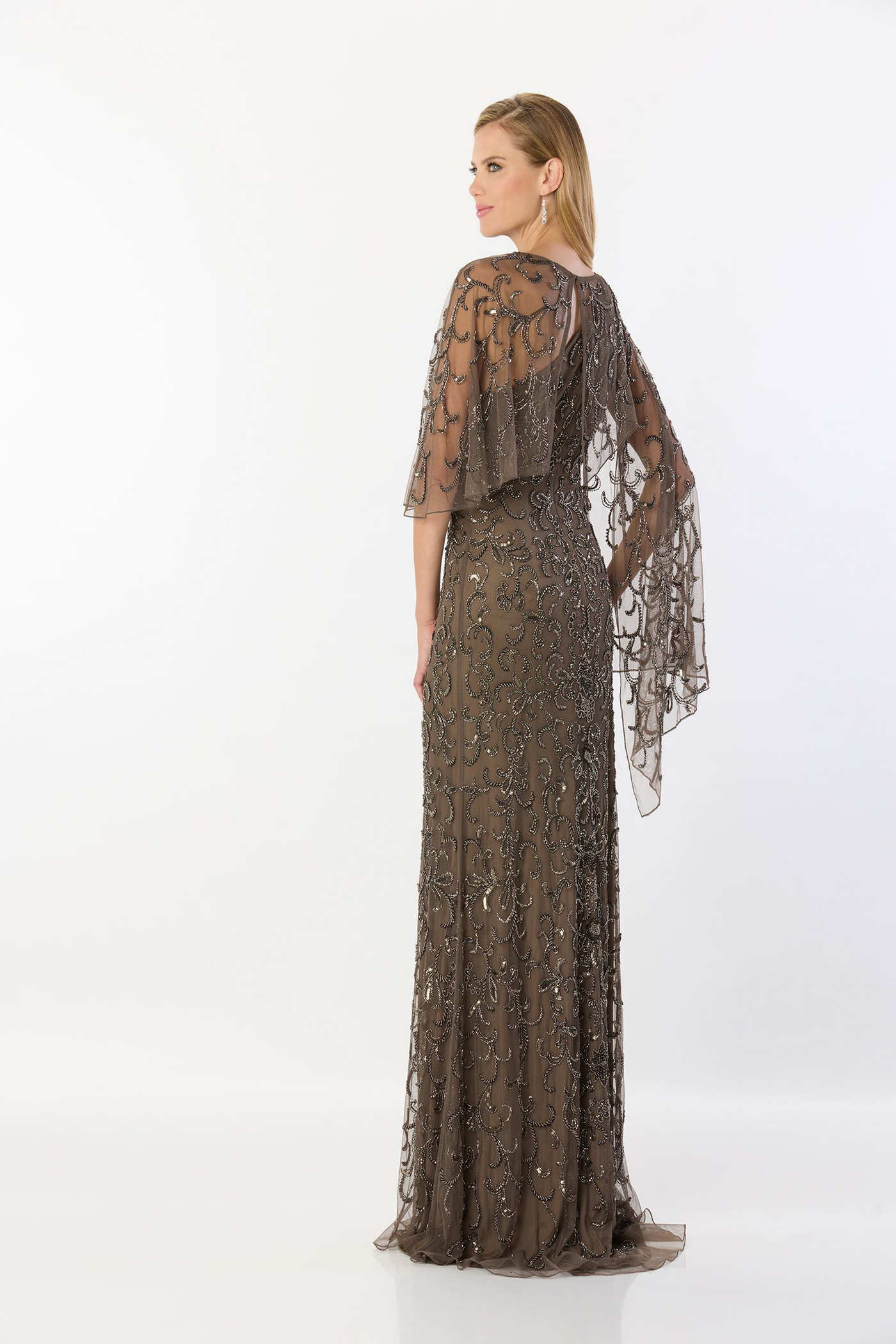 Mon Cheri Montage M2241 Beaded Sequin Tulle Dress – Mydressline