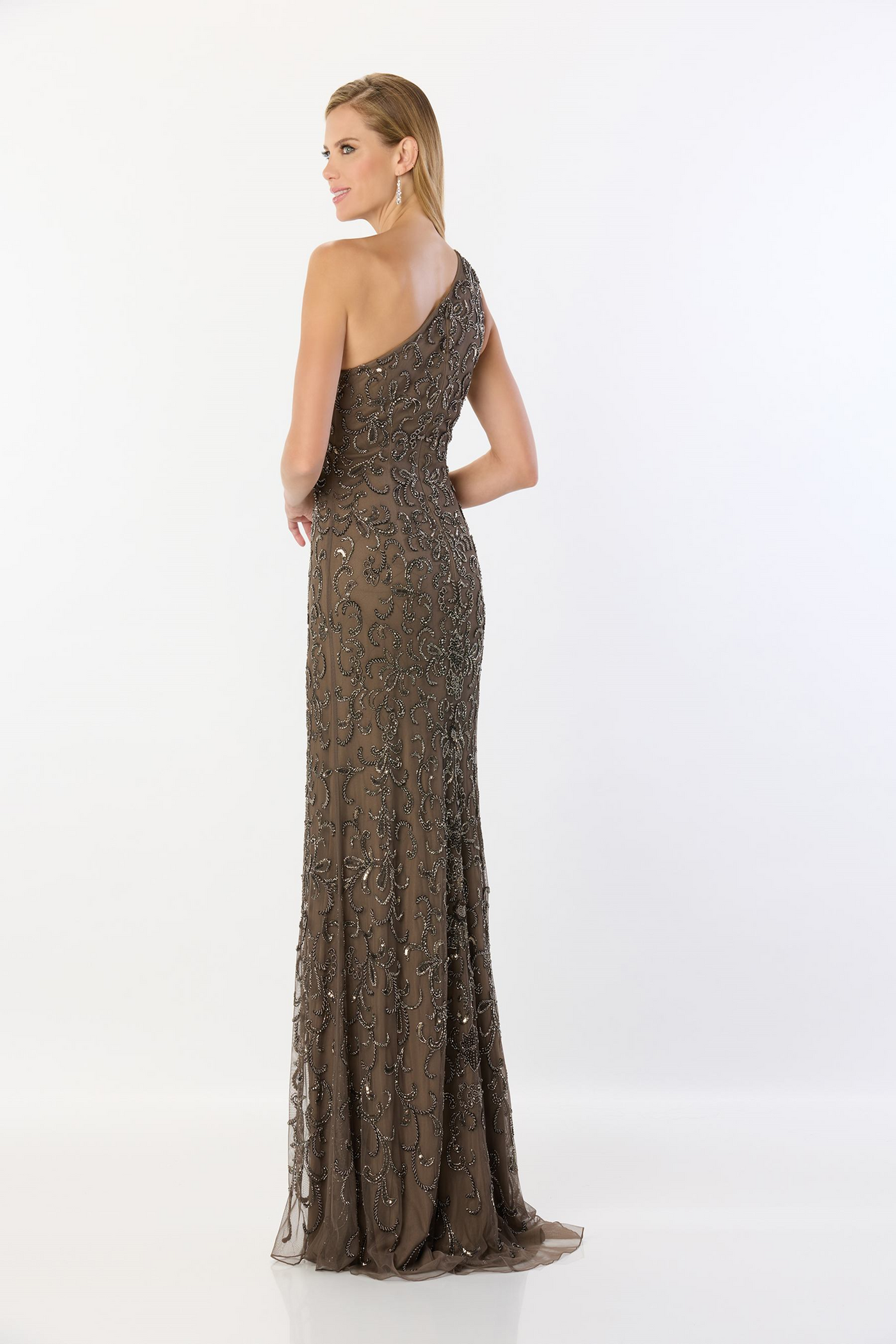Mon Cheri Montage M2241 Beaded Sequin Tulle Dress – Mydressline