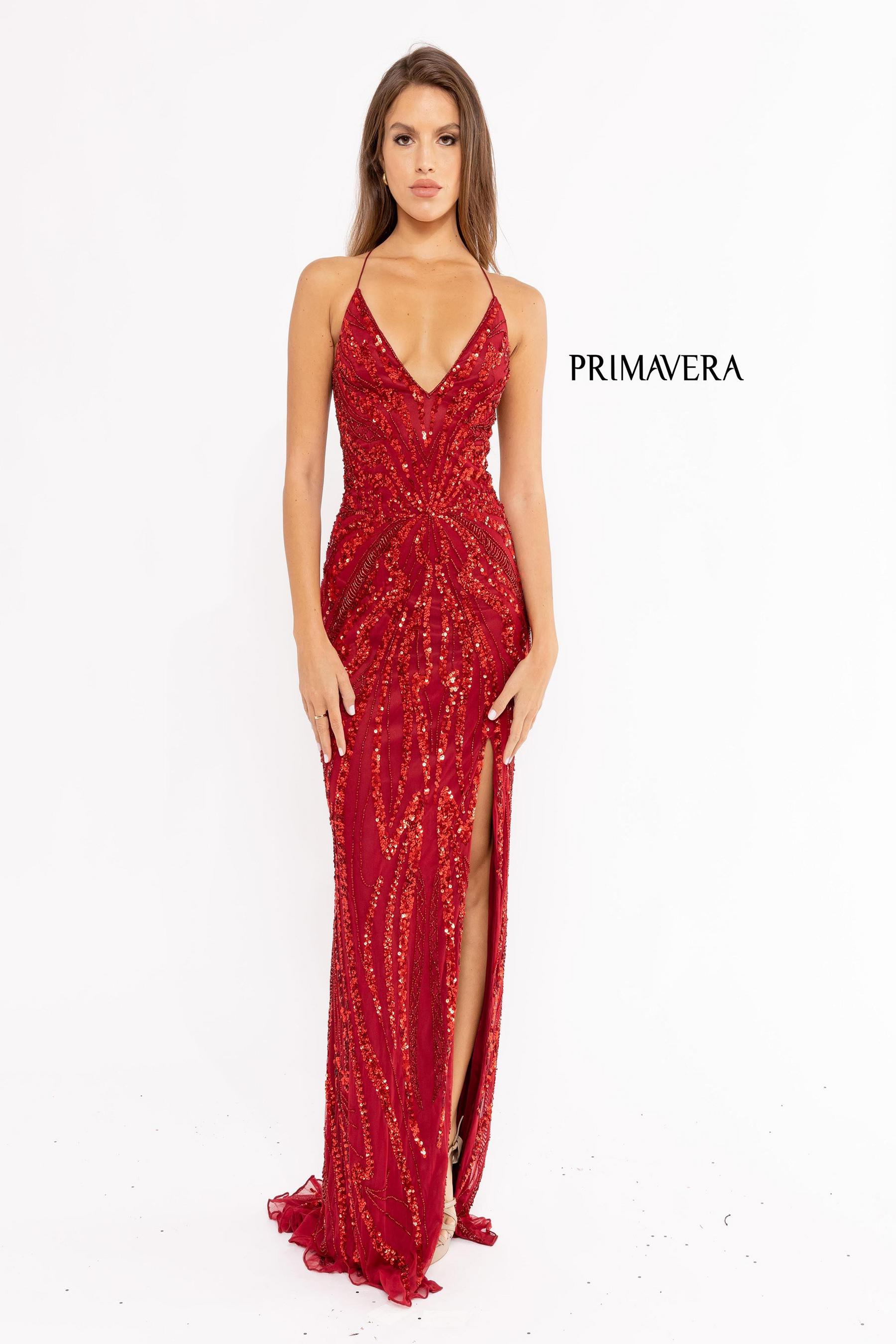 Primavera 3958 Beaded Evening Dress for Elegance and Grace – Mydressline
