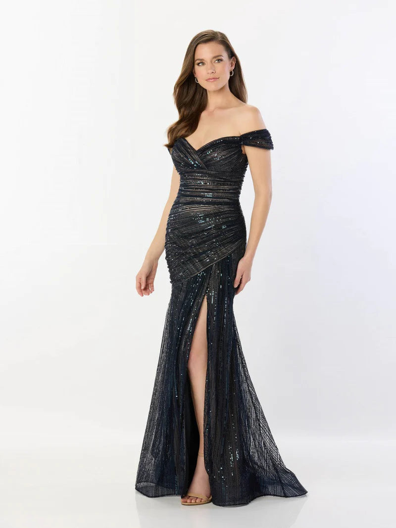 Mon Cheri Montage M2240 Sequin Tulle & Stretch Lining Dress – Mydressline