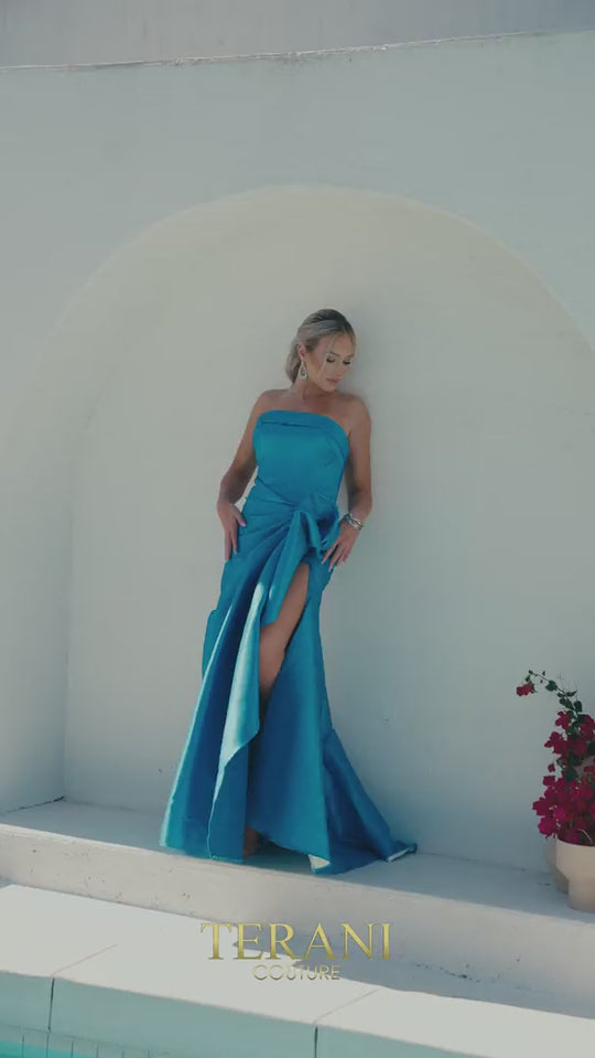 Terani Couture 2111P4019: Luxe Mermaid Evening Dress – Mydressline