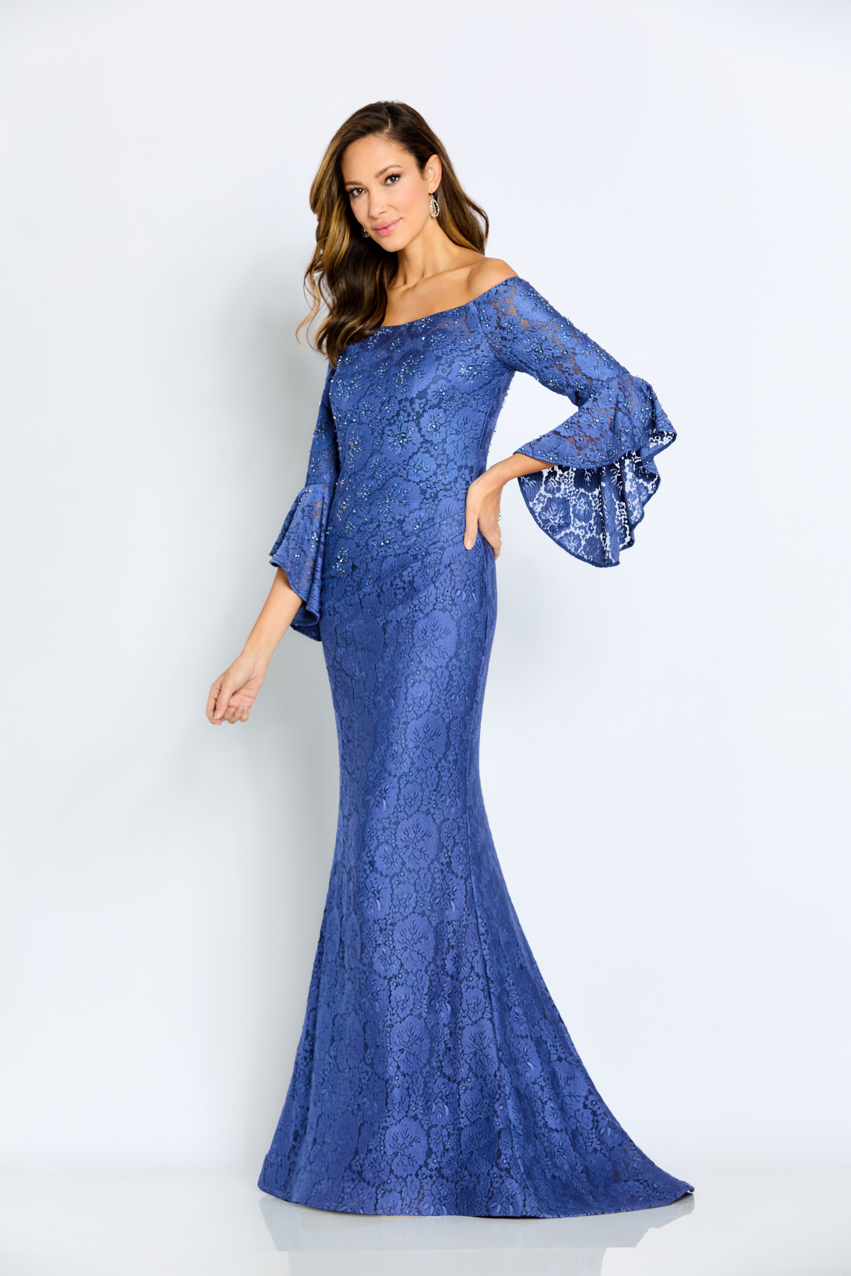 Cameron Blake CB103 Lace Evening Dress for Special Occasions – Mydressline