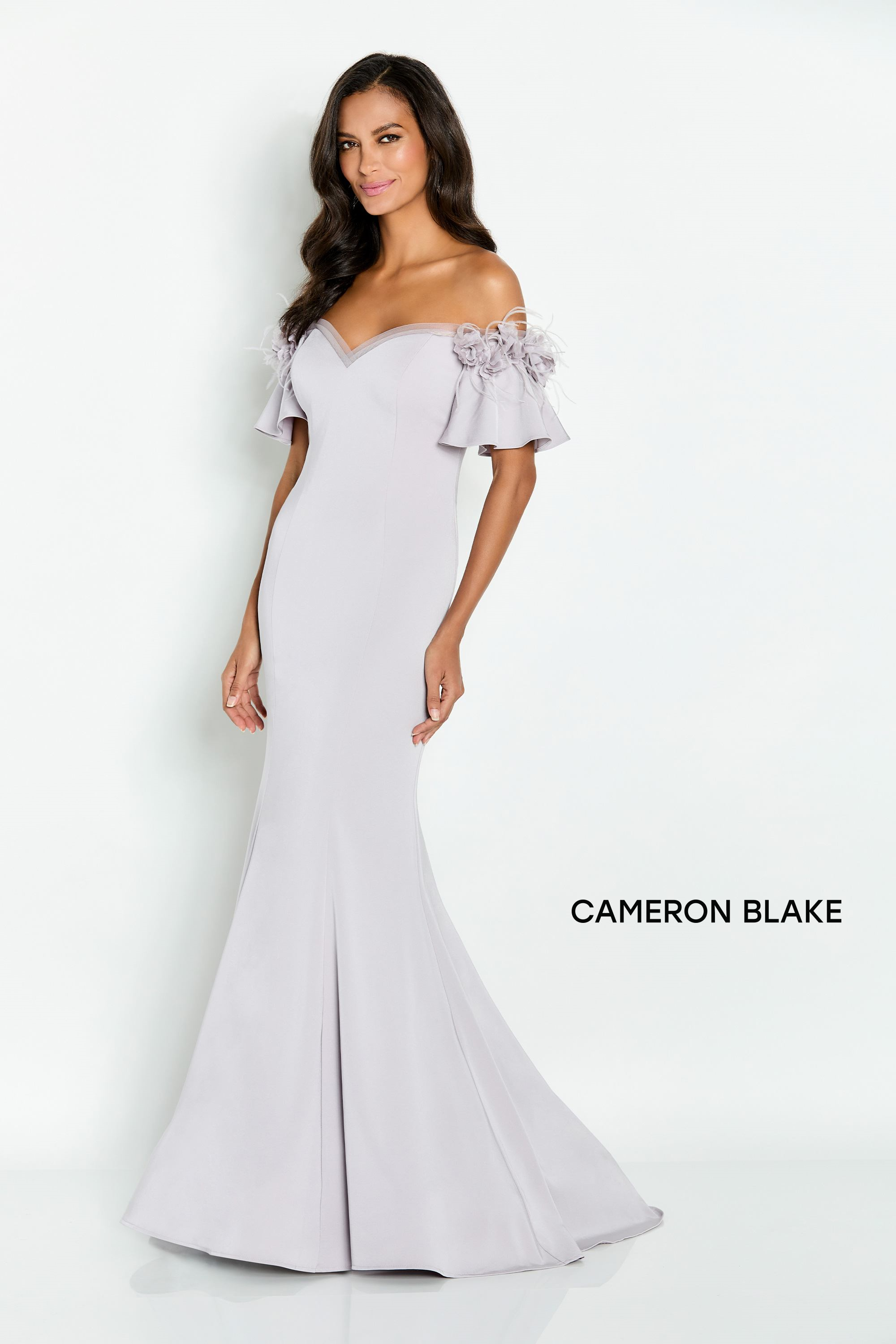 Cameron Blake CB146 Mermaid Evening Dress with Train – Mydressline