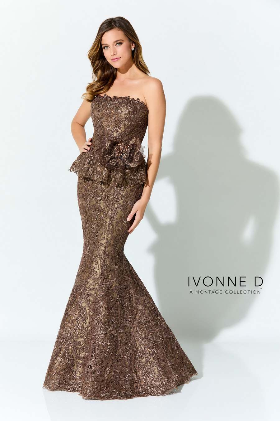 Ivonne D ID921 Strapless Mermaid Evening Dress – Mydressline