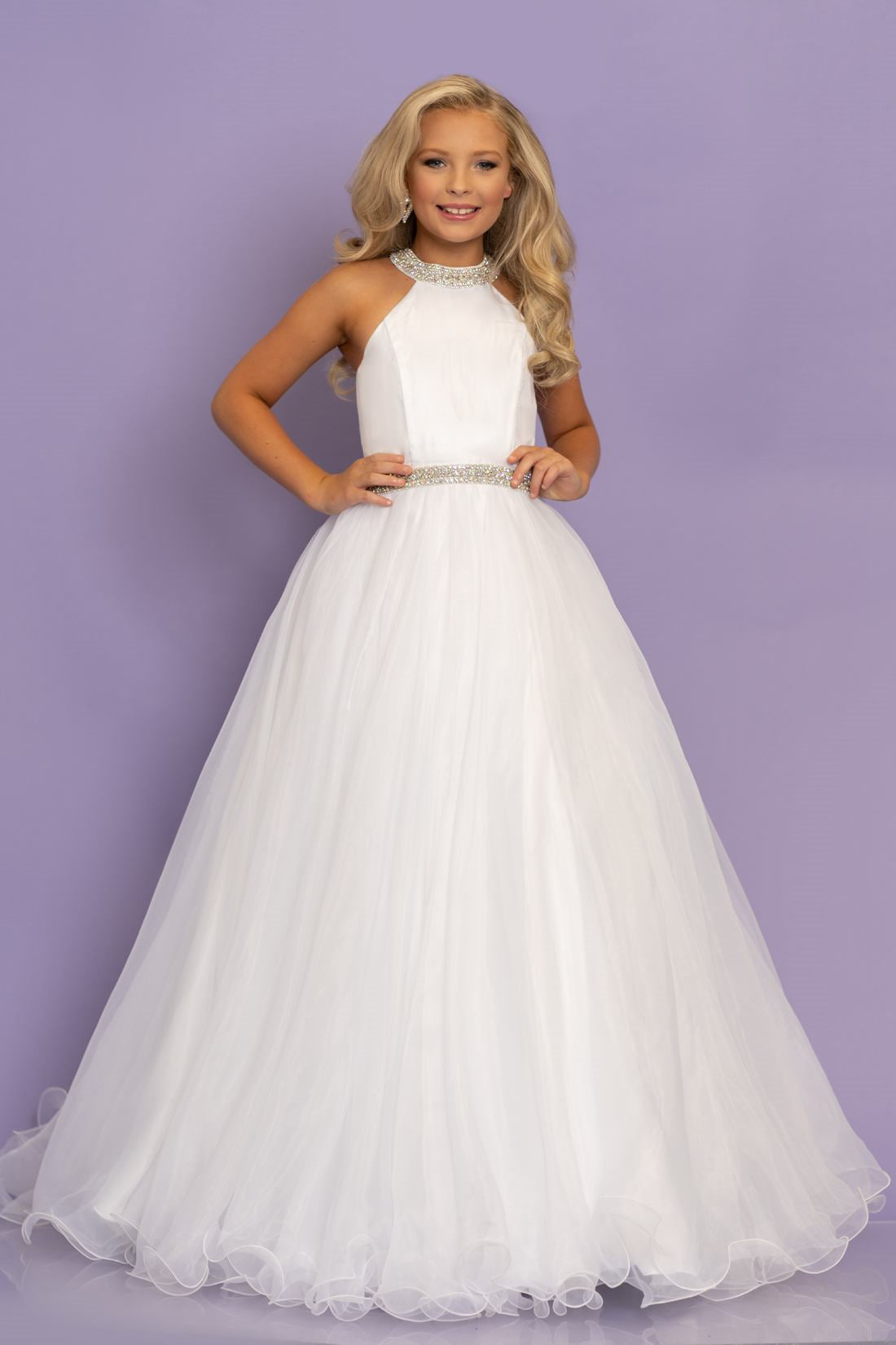 Johnathan Kayne C114 Organza Sleeveless A-Line Ball Gown Dress – Mydressline
