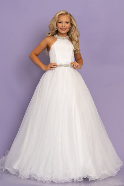 Johnathan Kayne C114 Organza Sleeveless A-Line Ball Gown Dress – Mydressline