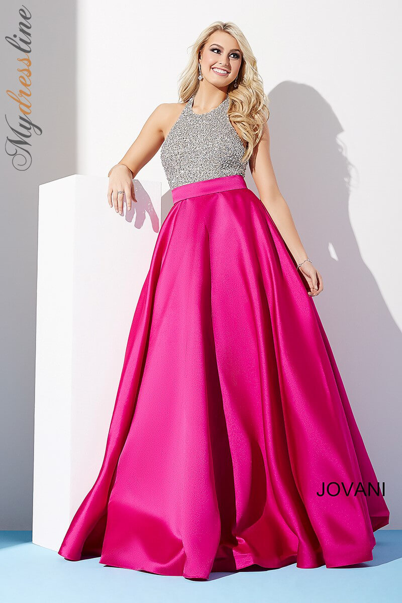Jovani 29160 Elegant Fuchsia Evening Gown – Mydressline