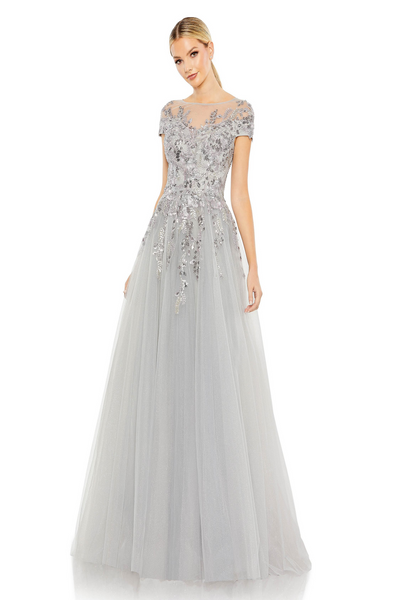 Mac Duggal 20350 Lace Evening Gown for Special Occasions – Mydressline